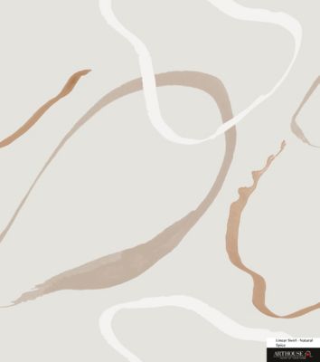 Papier Peint intissé Arthouse Linear Swirl motif contemporain naturel L ...