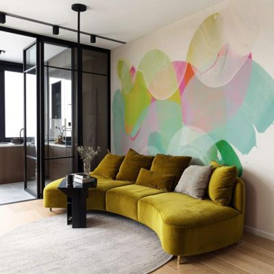 Papier peint panoramique et design d'une oeuvre d'art - 340x260 cm (l x h)