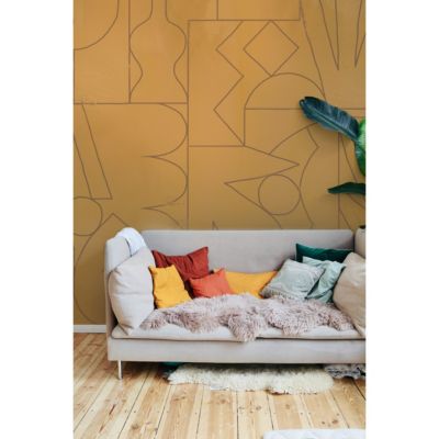 Papier peint panoramique Fragments, Jaune 425 x 250cm