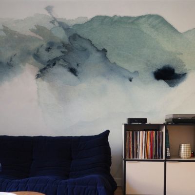 Papier peint panoramique Nébuleuse marine, Couleurs 375 x 250cm