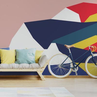 Papier peint panoramique Rives Rose 225x250cm | Castorama