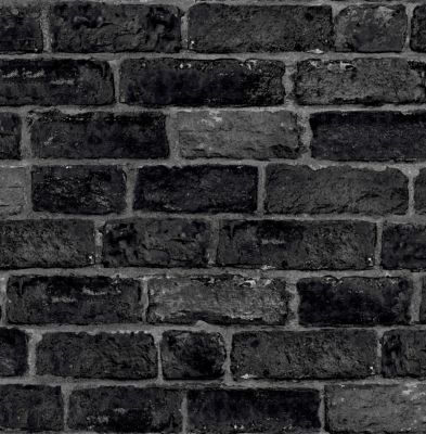 Papier Peint Brique Noir