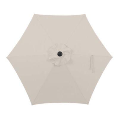 Parasol centré inclinable rond ouverture manivelle toile moon beam ...