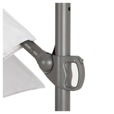 Parasol déporté Blooma Mallorca gris ø350 cm | Castorama