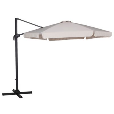 Parasol déporté Blooma Cotule gris ø300 cm | Castorama