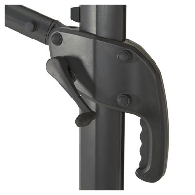 Parasol déporté Blooma Jaya gris 300 x 300 cm