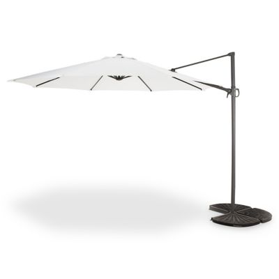 Parasol déporté Blooma Mallorca gris ø350 cm