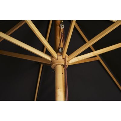 Parasol en Bois "Ixos" 300cm Noir