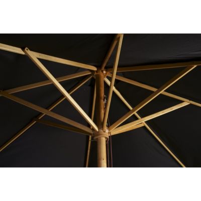 Parasol en Bois "Ixos" 300cm Noir