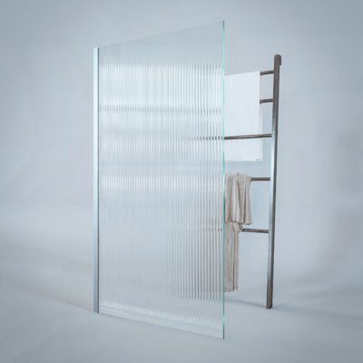 Pare bain gauche AURYS Raywall chromée