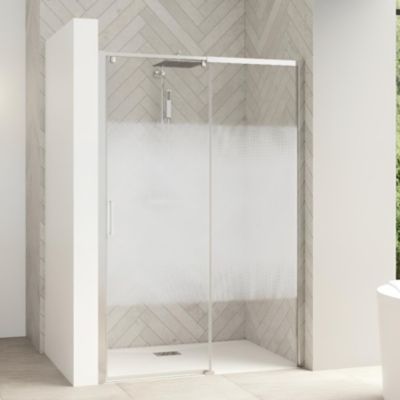 Paroi de douche kinedo Smart Design Accès d'angle coulissant avec seuil ...