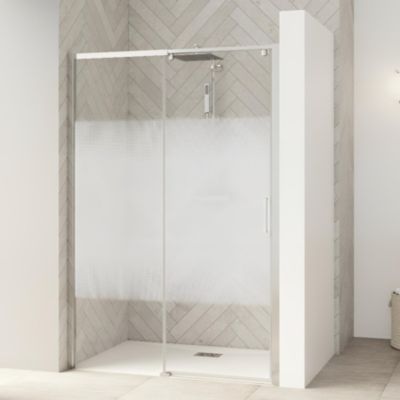 Paroi de douche kinedo Smart Design simple sans seuil porte pivotante ...