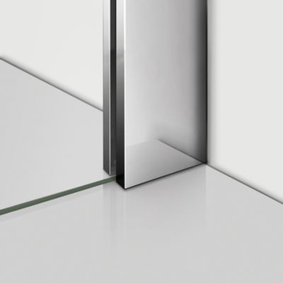 Paroi de douche à l'italienne - 110 x 200cm -bande centrale sablé -8mm ...