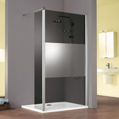 Paroi douche décor décent miroir fixil 100 cm Walk In Solo | Castorama