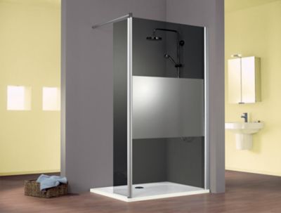 Paroi douche décor décent miroir fixil 120 cm Walk In Solo | Castorama