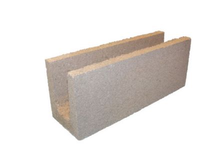 Parpaing de chaînage 15 x 20 x 50 cm | Castorama