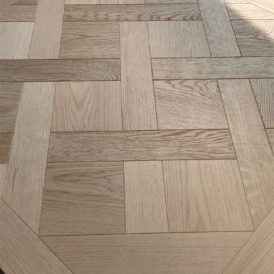 Parquet contrecollé clipsable Versailles XXL en chêne coloris naturel