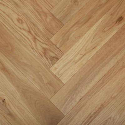 Parquet contrecollé clipsable Visby bâtons rompus en chêne huilé blond
