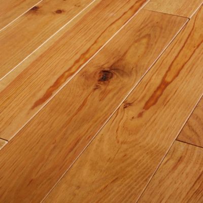Parquet massif à coller en pin GoodHome Granna finition vernis satiné ...