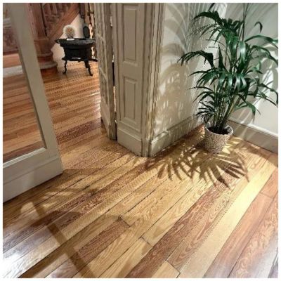 Parquet massif PRIME PIN SANS NOEUDS 2,88 m²/carton 100x12x2 cm (24 ...