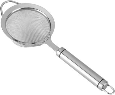 Passoire Alimentaire En Acier Inoxydable gris