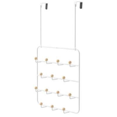 Patère 14 crochets fixation murale ou dessus de porte Estique