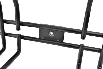 Patère en acier noir à fixer 8 têtes