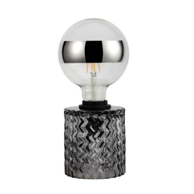 Pauleen Lampe à poser Crystal Smoke E27 max. 20W Verre fumé