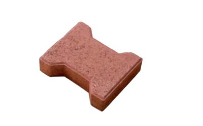 Pavé H rouge 20 x 17 cm, ép.5 cm | Castorama