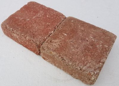 Pavé Albi rose toscane 12,5 x 12,5 cm, ép.45 mm | Castorama