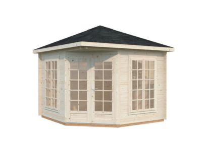 Pavillon de jardin en bois Mélanie - PALMAKO - ép.28mm - 11,9 m²