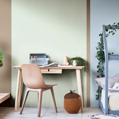 Peinture aérosol Color Touch multi supports Dulux Valentine satin lin clair 400ml