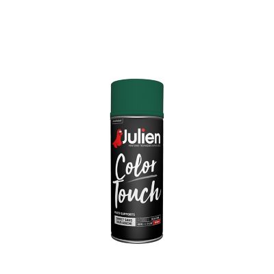 Peinture aérosol Color Touch multi supports Julien brillant vert basque ...