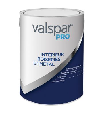 Peinture bois et métal Valspar Pro 5L satin Base A