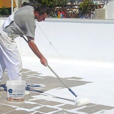 Peinture Caoutchouc Imperméable ECO (Blanc, 20kg) - Imperméabilisation ...