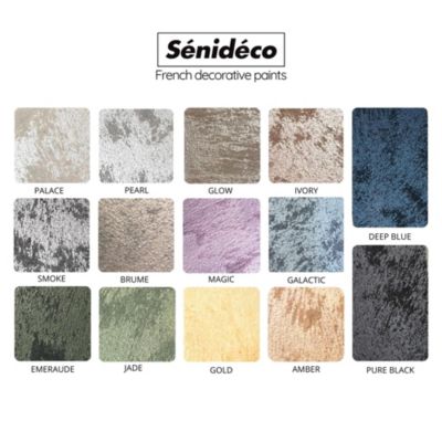 Peinture décorative effet sablé métallisé - DIAMONDS 2,5L pour 20m² ...