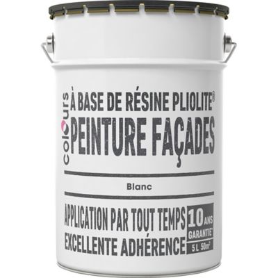 Peinture extérieure façade Pliolite® Colours blanc 5L