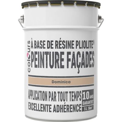 Peinture extérieure façade Pliolite Colours Dominica 5L