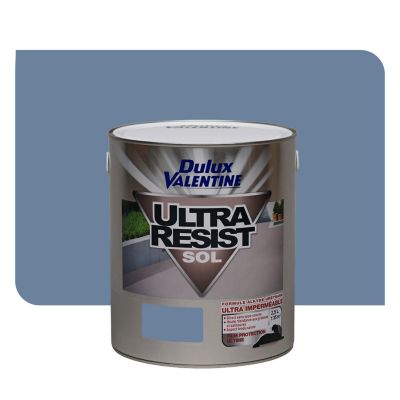 Peinture extérieure sol Dulux Valentine Ultra Resist satin 2,5L ciel d ...