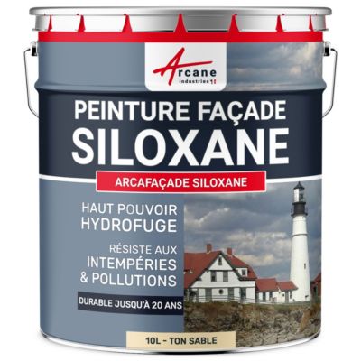Peinture Façade Siloxane - Arcafaçade Siloxane Ton Sable - RAL 085 90 ...