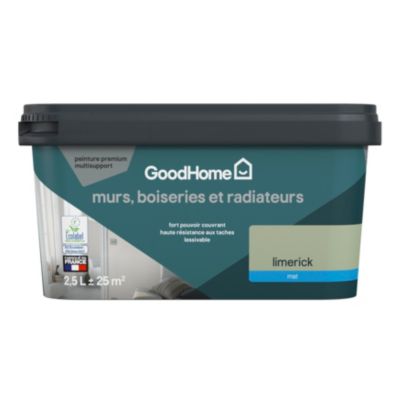 Peinture intérieure couleur murs, boiseries et radiateurs GoodHome ...