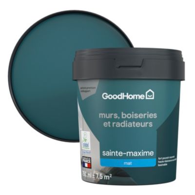 Peinture intérieure couleur murs, boiseries et radiateurs GoodHome mat ...