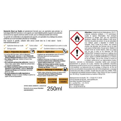 Peinture métal extérieur direct sur rouille blanc cassé brillant ...