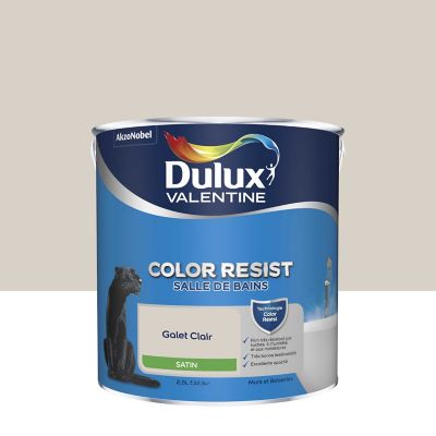 Peinture murs et boiseries Color Resist salle de bains Dulux Valentine ...