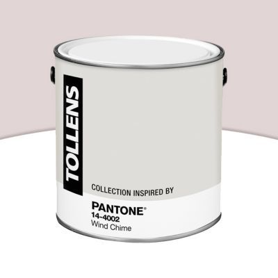 Peinture murs et boiseries Tollens Pantone 14-4002 wind chime satin 2L ...