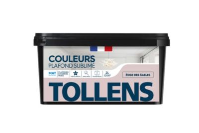 Peinture Plafond Sublimé Tollens mat rose des sables 2L | Castorama