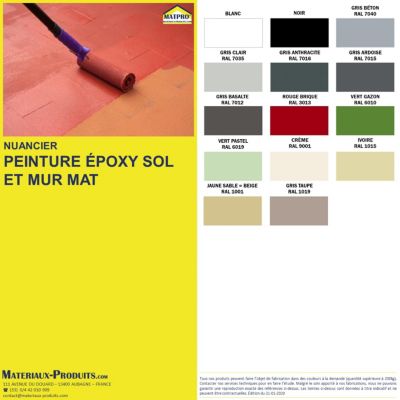 Peinture époxy sol et mur mat Kit de 5 Kg Gris Taupe RAL 1019 - PEINT70 ...