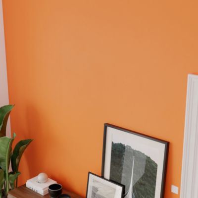 Peinture résistante murs, boiseries et métal GoodHome orange Valencia ...