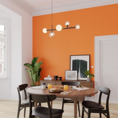 Peinture résistante murs, boiseries et métal GoodHome orange Valencia ...