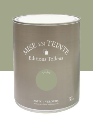 Peinture Tollens Mise en teinte murs, meubles et boiseries vert tilleul ...